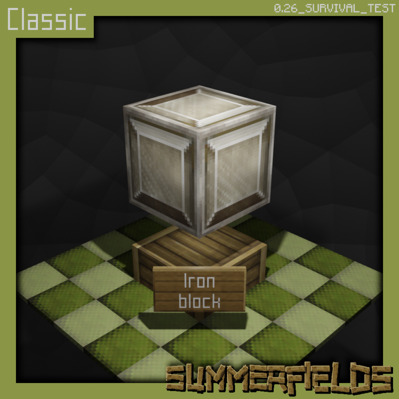 Iron Block – SummerFields